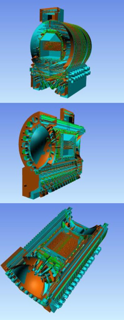3D Algorithms Applied To Muography Measurements To Image Nuclear Reactor